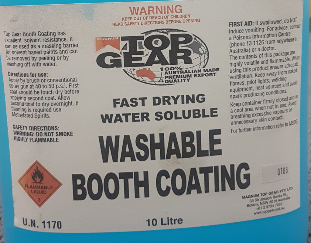 Washable Booth Coating – Truflow Spray Booths (Australia) Pty Ltd